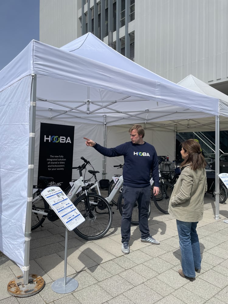 Bike sharing on university and hospital campuses